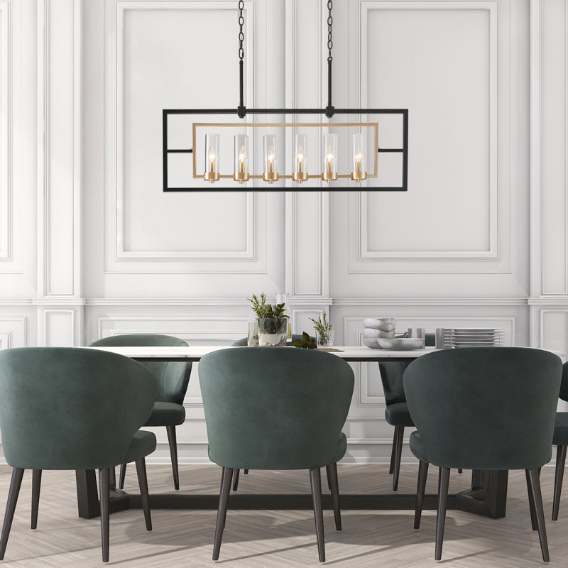 Willa Arlo™ Interiors Labonte 6 - Light Kitchen Island Pendant Light & Reviews | Wayfair